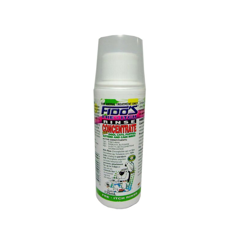 Fido's Fre-Itch Rinse Concentrate 125ml » Ourimbah Vet Shop